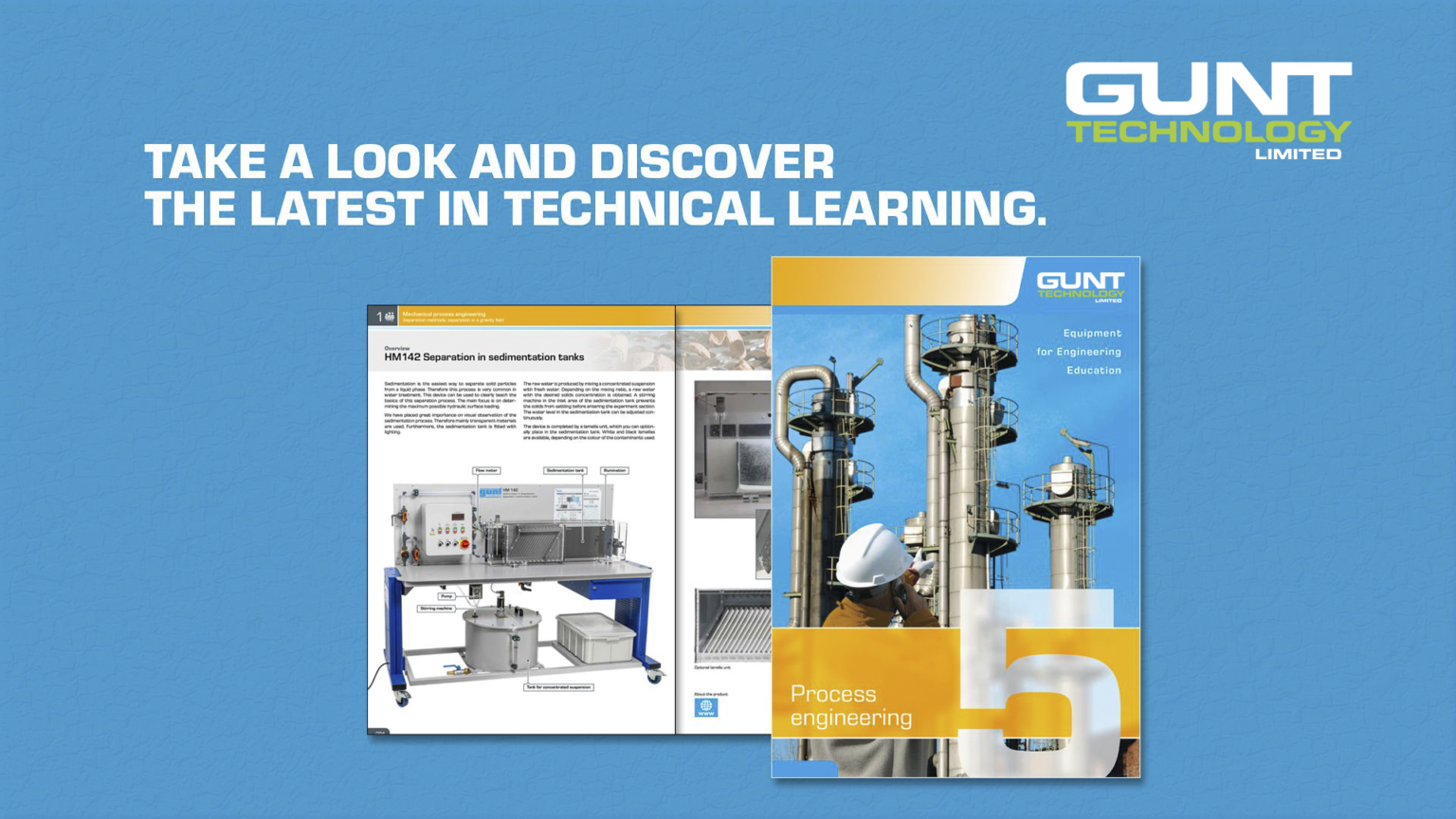 NEW Process Engineering Catalogue now Available – Gunt Technology